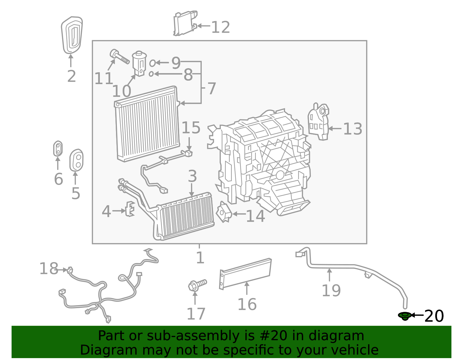 2018-2025 Toyota Drain Hose Grommet 88888-06020 | Toyota Parts Center