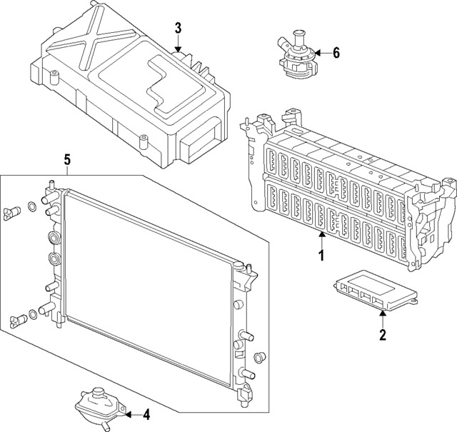 2023 Genesis GV60 Battery System Assembly 37501-CU051 | OEM Parts Online