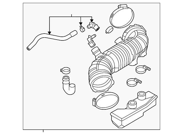 28130-R0300 - Intake Pipe 2022 Kia Carnival | Kia.Parts Store