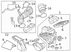 28130-R0300 - Intake Pipe 2022 Kia Carnival | Kia.Parts Store