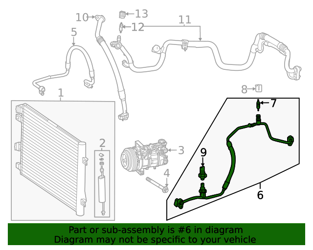 177-830-32-02 - Suction Line 2019-2023 Mercedes-Benz | AutoNationParts.com