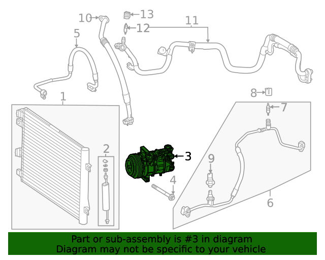 000-830-42-02-64 - A/C Compressor 2019-2023 Mercedes-Benz | Mercedes ...