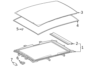 63215-48020 - Glass Molding - 2021-2024 Toyota Venza | OEM Genuine ...