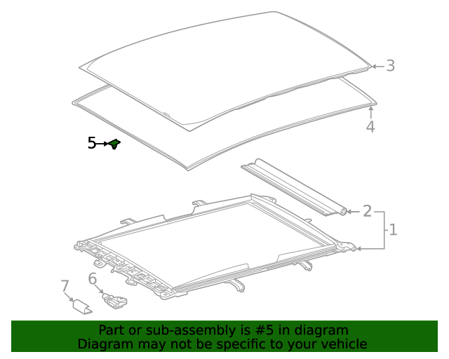 2021 Toyota Venza Glass Molding Clip 63228-48020 | Toyota Parts Center