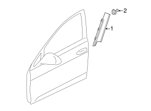 2015-2019 Volkswagen Frame Molding 5G4-837-889-B-041 | VW Direct Parts