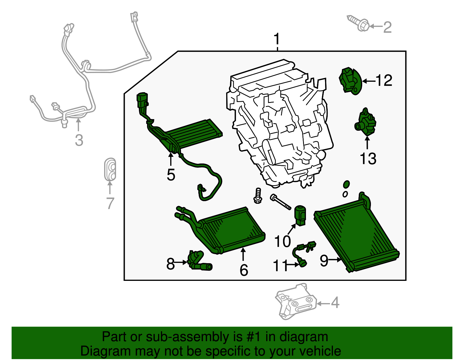 2014-2019 Toyota Prius C 2014-2019 Toyota Prius C - Evaporator Assembly ...
