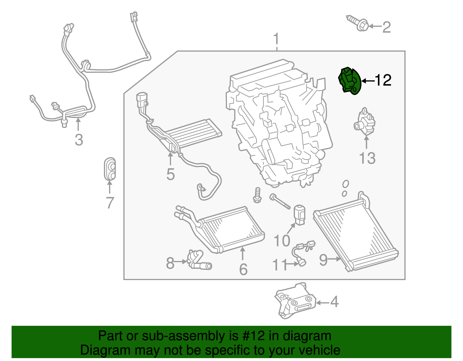 2012-2019 Toyota Prius C Servo 87106-52140 | OEM Parts Online