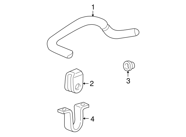 1986-2008 Ford Ford F250 F350 Super Duty Rear Suspension Stabilizer ...