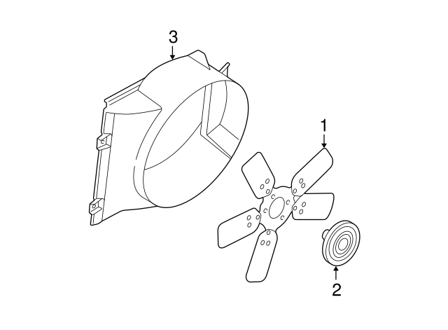 2004-2009 Mopar Fan Clutch 52028992AC | TascaParts.com