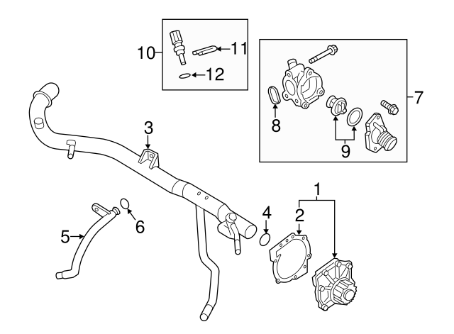 2006-2016 Volvo Temp Sensor Clip 30650462 | TascaParts.com