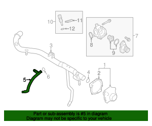 31269041 - Water Pipe - 2012-2016 Volvo | Volvo OEM Parts Direct