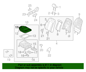88260-4UCA0AVM - Seat Cover 2014-2016 Kia Optima | Kia.Parts Store