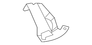 LX6Z-9B007-D - Shield 2020-2024 Ford | Big 3 Auto Parts