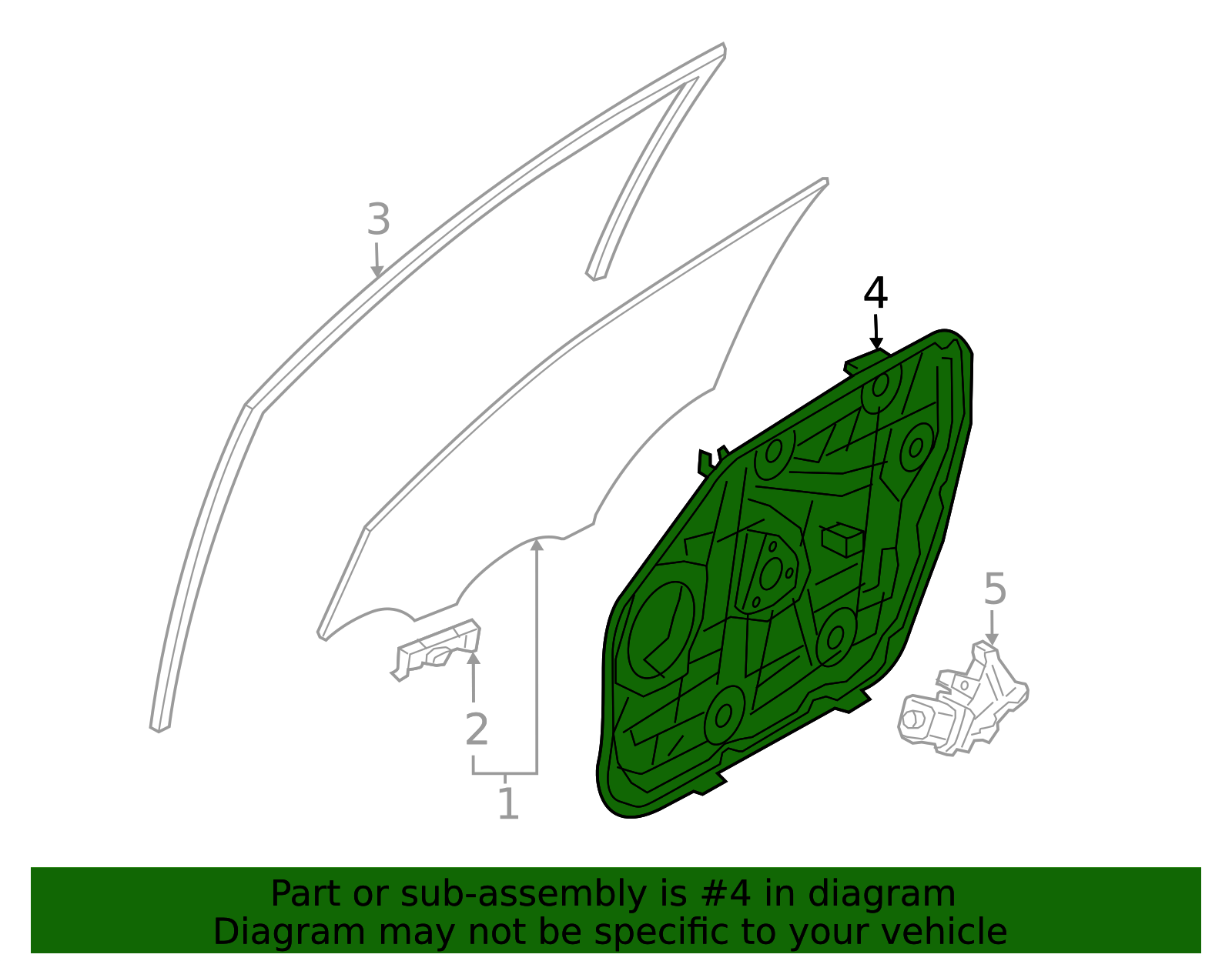 82471-CW010 - High-Quality Window Regulator for 2021-2025 Hyundai ...