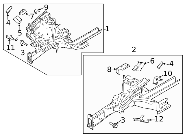 2020-2022 Hyundai Palisade Upper Bracket 64827-S8000 | OEM Parts Online