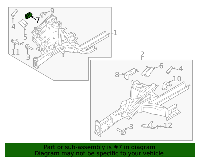 64495-S8000 - Fender Bracket 2020-2024 Hyundai Palisade ...