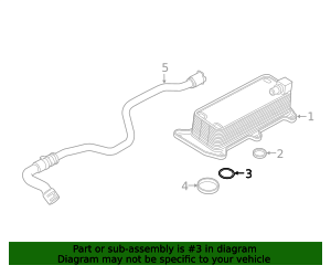 07-11-9-907-874 - Engine Oil Cooler Gasket - 2017-2021 BMW | Buy BMW ...