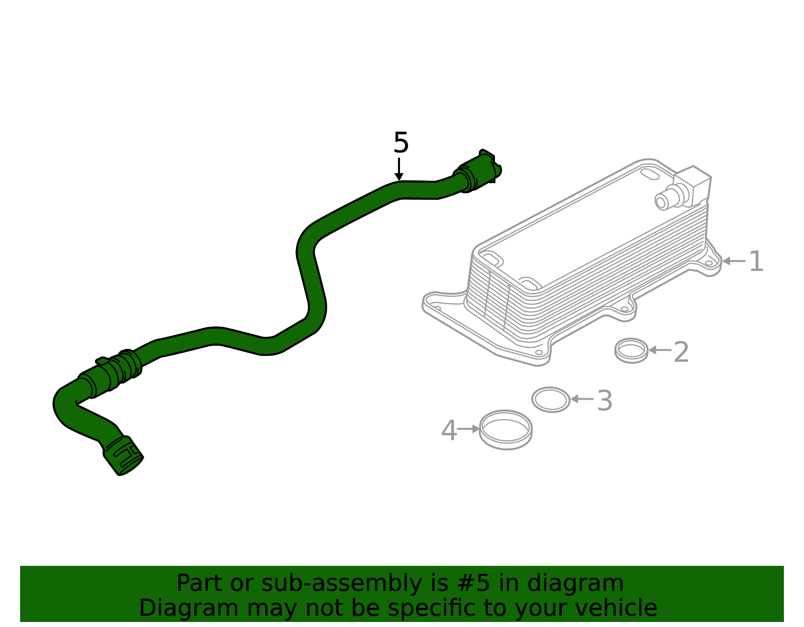 17-22-8-836-523 - 2020-2024 BMW - Engine Oil Cooler Line | Buy BMW ...