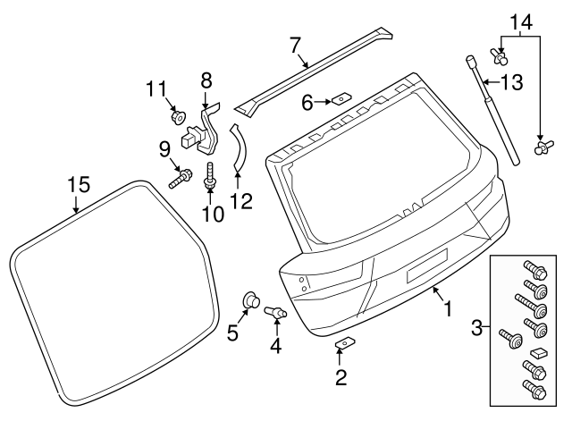 2017-2024 Audi Support Cylinder 4M0-827-552-C | Audi USA Parts