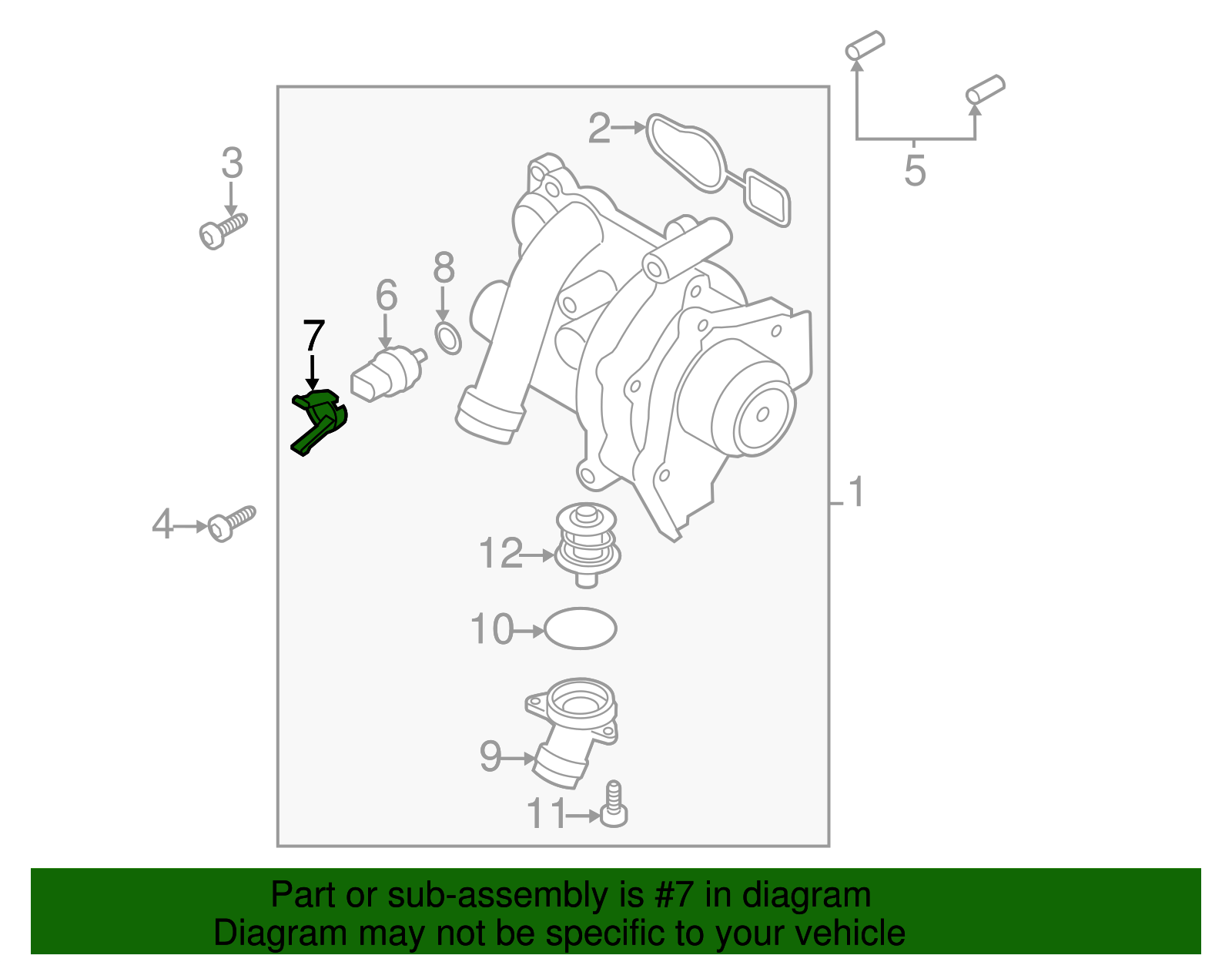 2009-2018 Audi Temp Sensor Retainer Spring 06H-121-142-C | OEM Parts Online