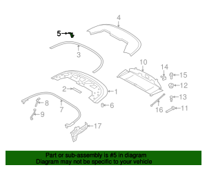 51177168618 - 2008-2013 BMW Top Cover Cover (51-17-7-168-618) | BMW of ...