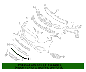 238-885-59-00 - Lower Molding 2018-2020 Mercedes-Benz | Mercedes-Benz ...