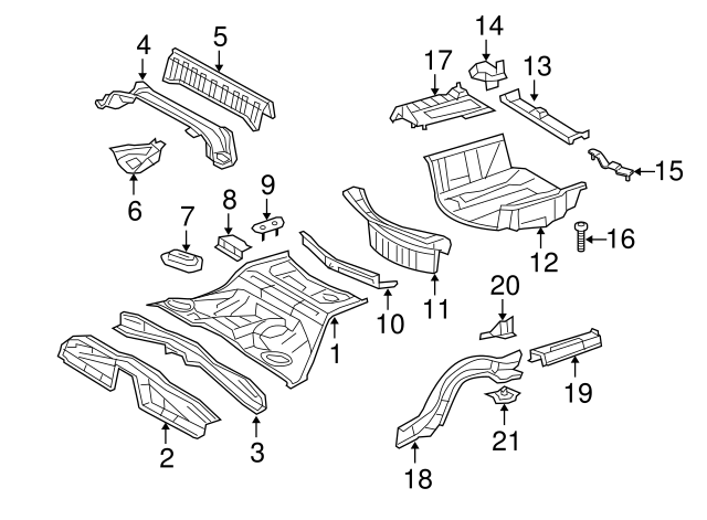 2006-2015 Lexus Spare Tire Compartment 58311-53030 | AutoNationParts.com