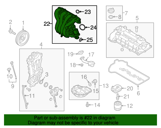 28310-03HA0 - Intake Manifold 2017-2022 Kia | Kia.Parts Store