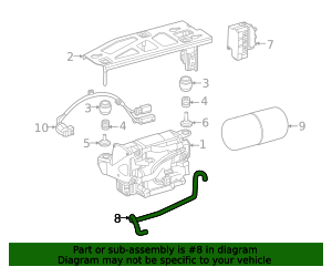 213-997-01-52 - Air Suspension Compressor Line 2019-2023 Mercedes-Benz ...