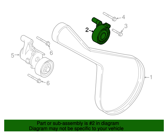 31460386 - Idler Pulley - 2015-2021 Volvo | Volvo OEM Parts Direct