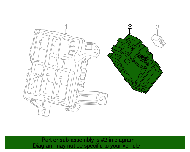 84114432 - Driver Side Instrument Panel Wiring Harness Junction Block ...