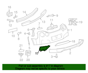 2009-2016 Nissan GT-R Guard 85064-JF00A | TascaParts.com