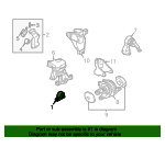 2004-2012 Mitsubishi Front Mount MR589152 | Auto Parts