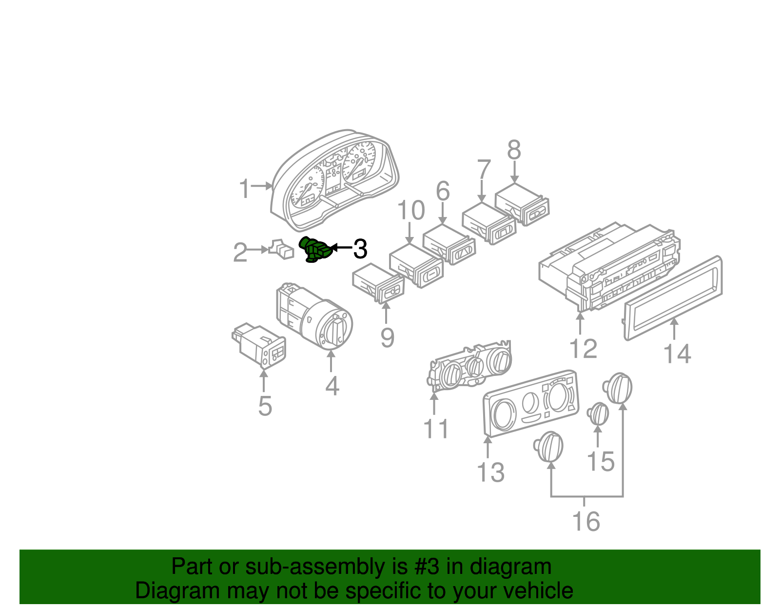 2002-2008 Volkswagen Vehicle Speed Sensor 1J0-919-149-A | VW Direct ...