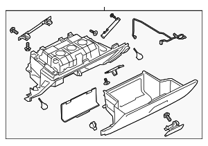 Genuine OEM Glove Box Assembly Part# LR084352 Fits 2015 Land Rover ...
