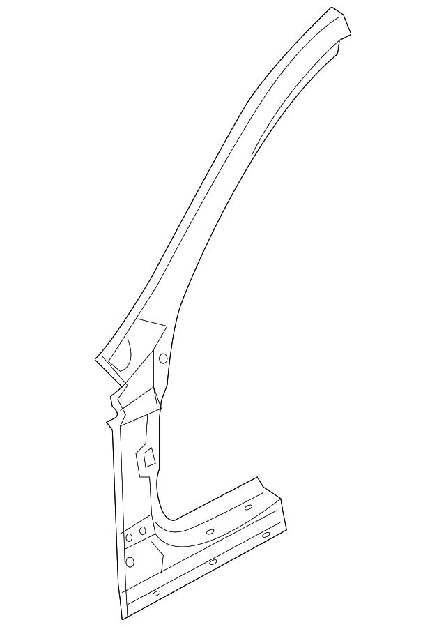 2011-2013 Hyundai Equus Hinge Pillar 71120-3NA01 | QuirkParts