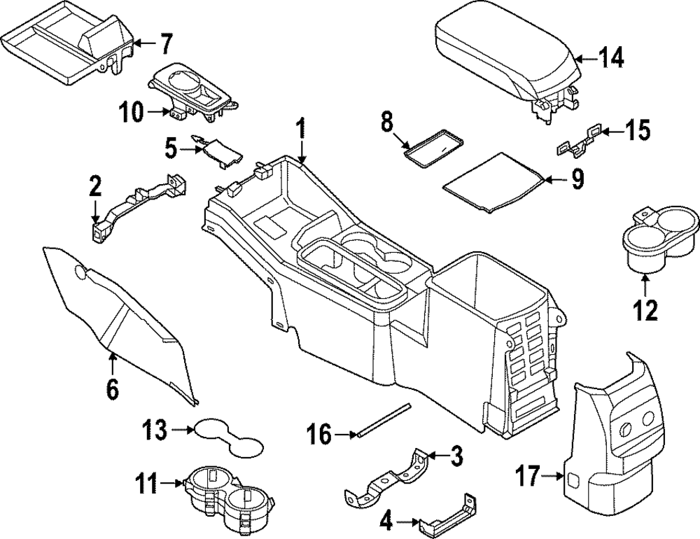 NZ6Z-60045G34-AC - Front Panel 2022-2024 Ford Maverick | Ford Parts Connect
