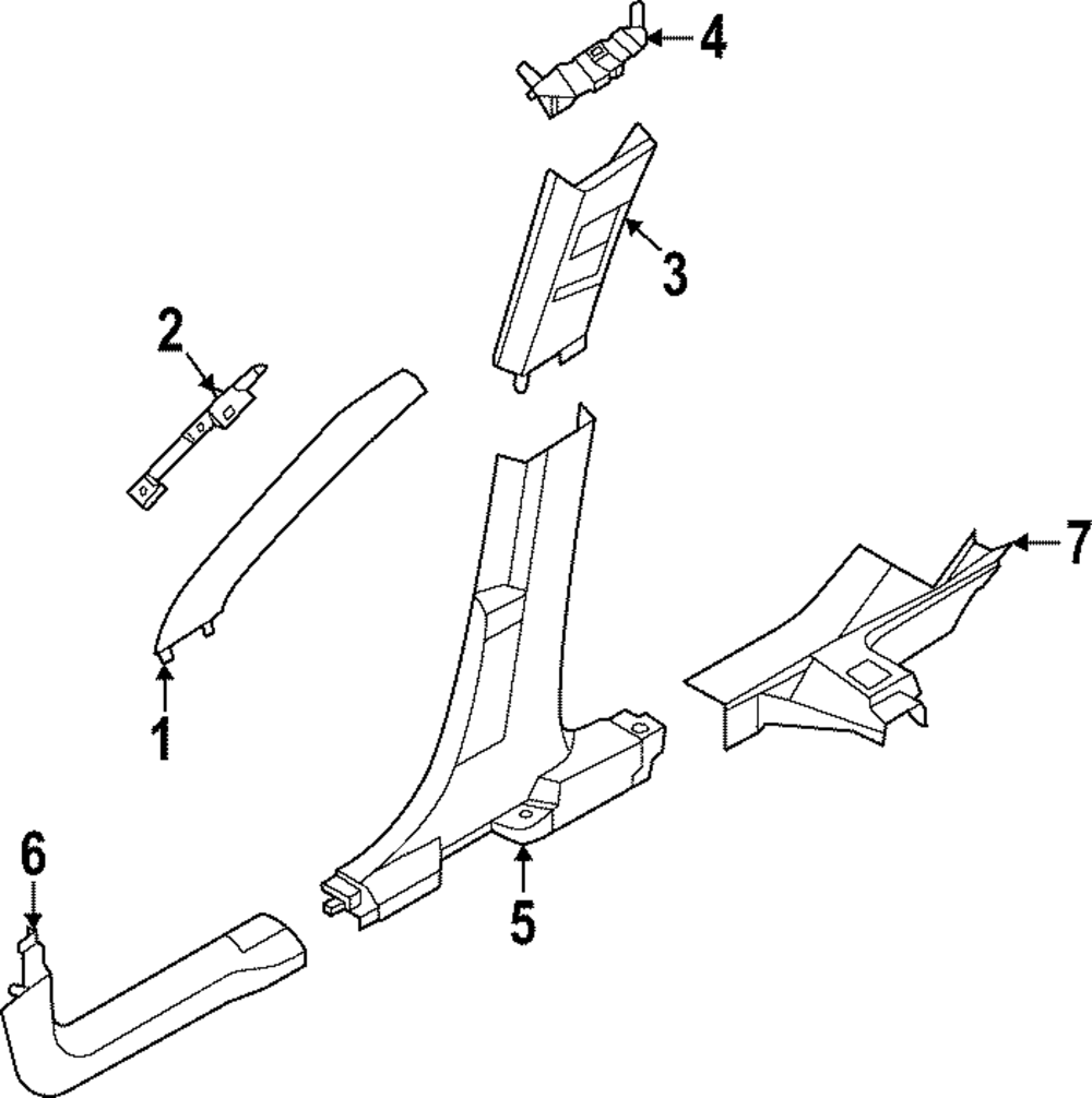 NZ6Z-60310A91-AA - Upper Bracket 2022-2024 Ford Maverick | Big 3 Auto Parts