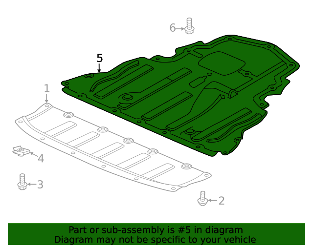 75881-5NA0A - Rear Shield 2019-2020 Infiniti QX50 | INFINITI Parts ...