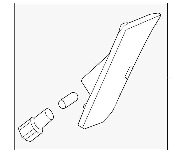 2013-2025 Cadillac Front Driver Side Marker Lamp 22941173 GM ...