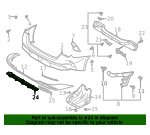 86671-L3300 - Skid Plate 2021-2024 Kia K5 | Kia.Parts Store