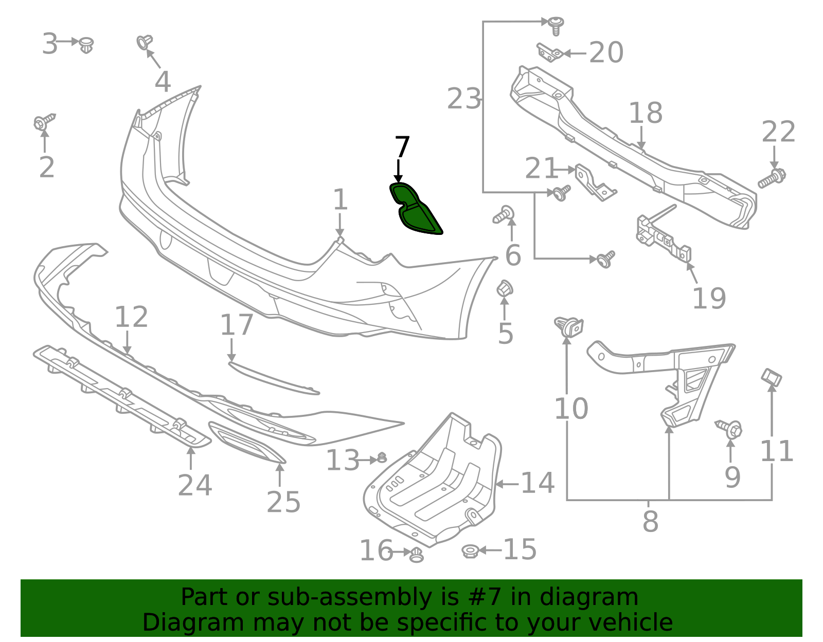 86697-L3300 - Insert 2021-2024 Kia K5 | Kia.Parts Store