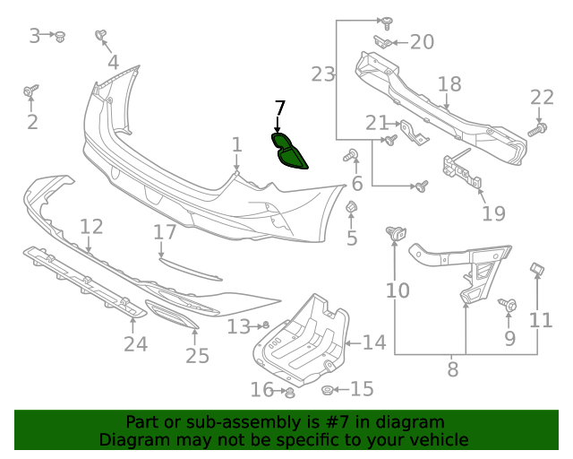 2021-2023 Kia K5 Insert 86697-L3300 | QuirkParts