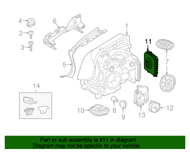 63117472771 - 2016-2021 BMW Control Module (63-11-7-472-771) | BMW of ...