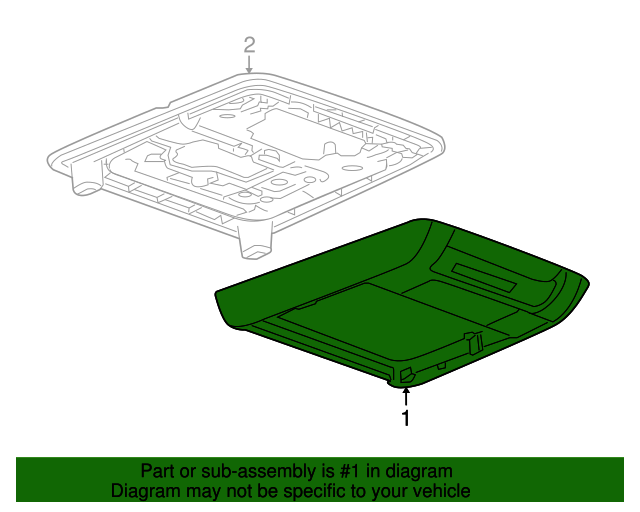 2007-2014 GM Console 25853059 | GM Parts Center