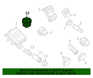 2021 Ford Bronco Control Switch M2DZ-14B596-BA | OEM Parts Online