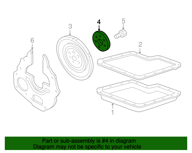1993-2008 Ford Ranger Flywheel Reinforced Plate E1FZ-6A366-A ...