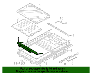 Genuine OEM Deflector Part# EFJ000020 Fits 2003-2012 Land Rover Range ...
