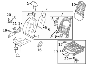 88600-L3000 - Seat Adjuster 2021-2022 Kia K5 | Kia.Parts Store