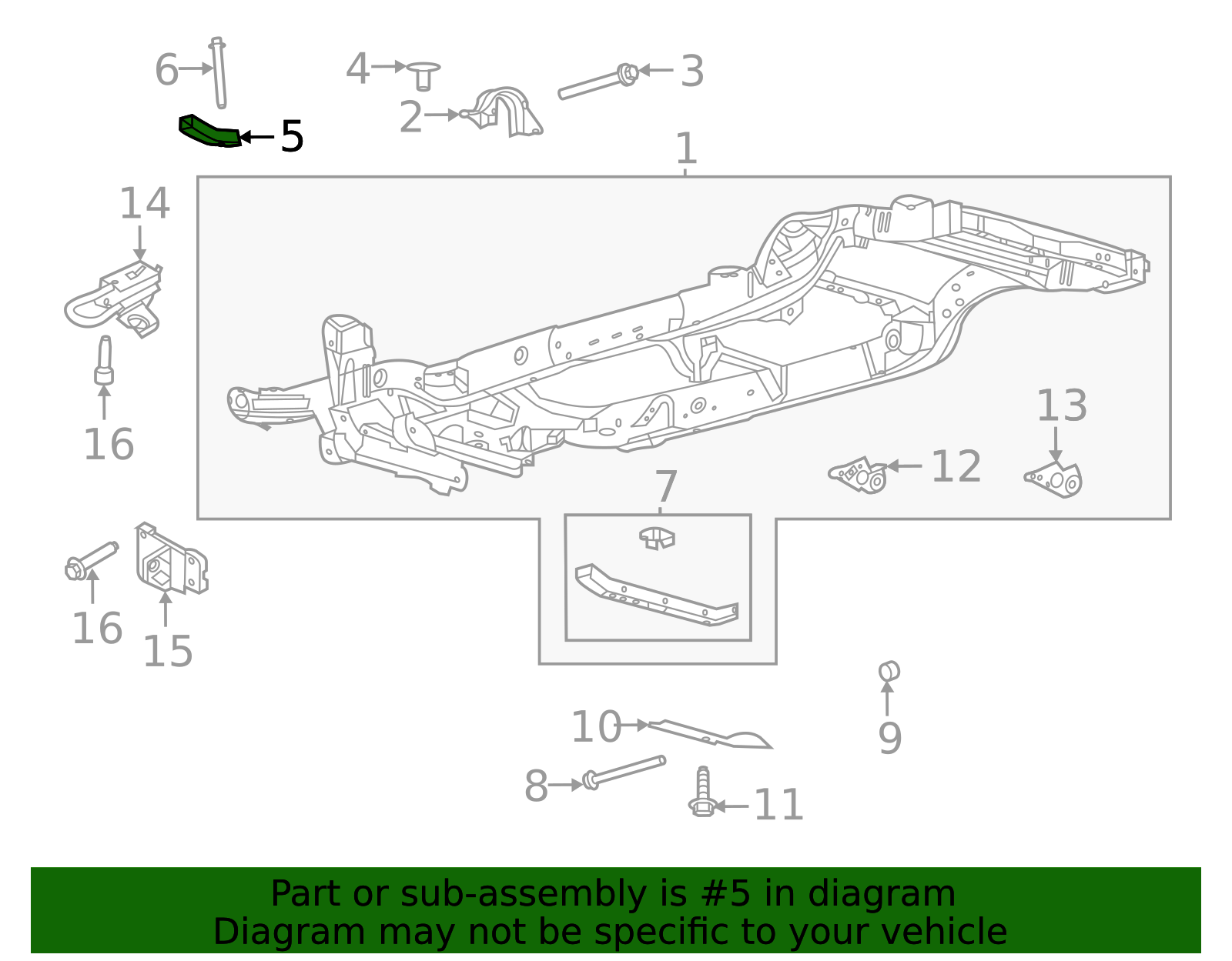 MB3Z-5F078-A - Front Bracket 2021-2024 Ford Bronco | Big 3 Auto Parts